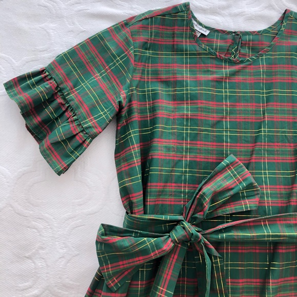Smockingbird | Dresses | Smockingbird Green Plaid Dress | Poshmark